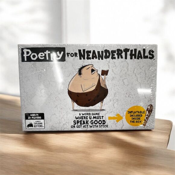 Exploding Kittens | Toys | Poetry For Neanderthals Word Game By ...